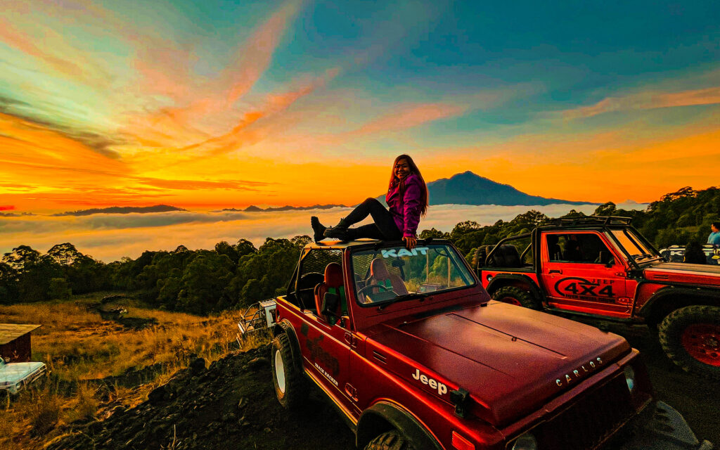 M.T BATUR SUNRISE JEEP EXPERIENCE + UBUD CYCLING TOUR